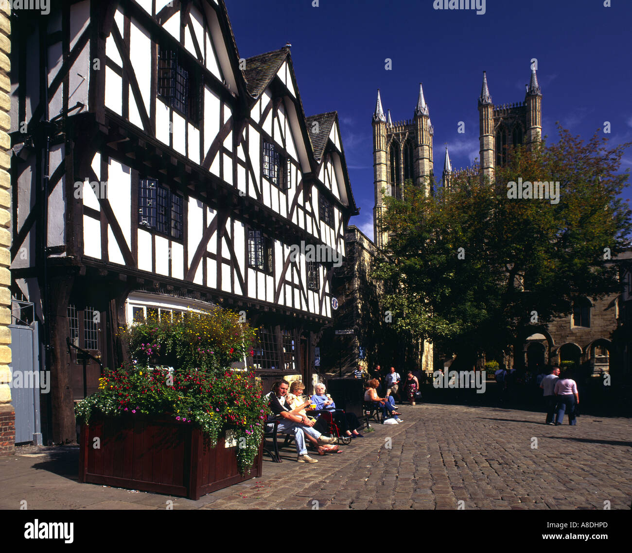 Bailgate, Lincoln UK Stock Photo - Alamy