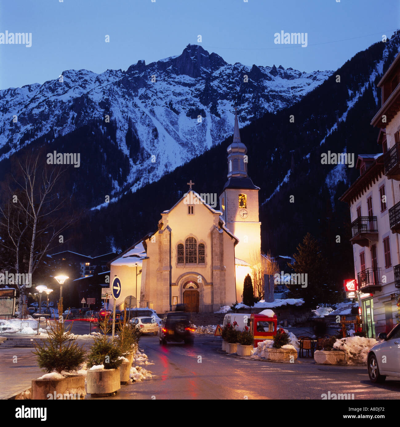 Chamonix christmas hi-res stock photography and images - Alamy
