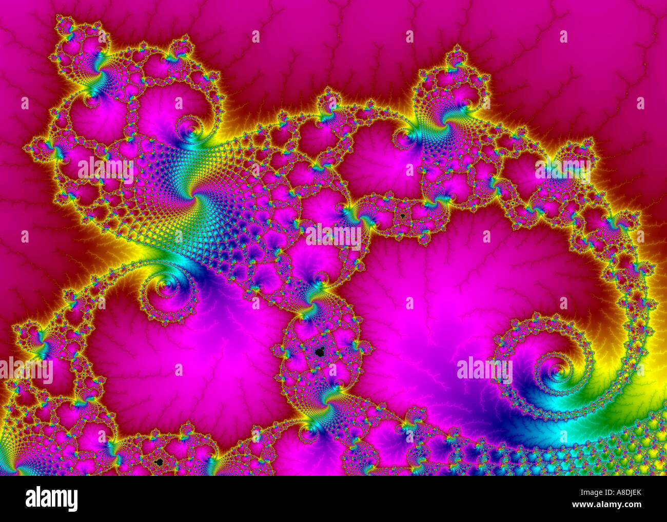 Computer generated fractal image Stock Photo - Alamy