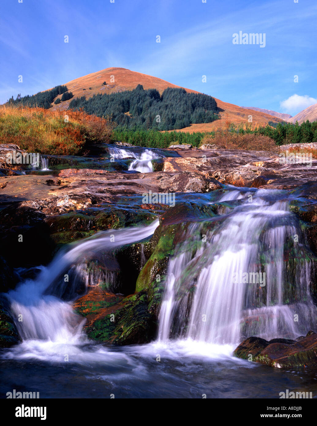 Glen shiel waterfall scottish highlands hi-res stock photography and ...