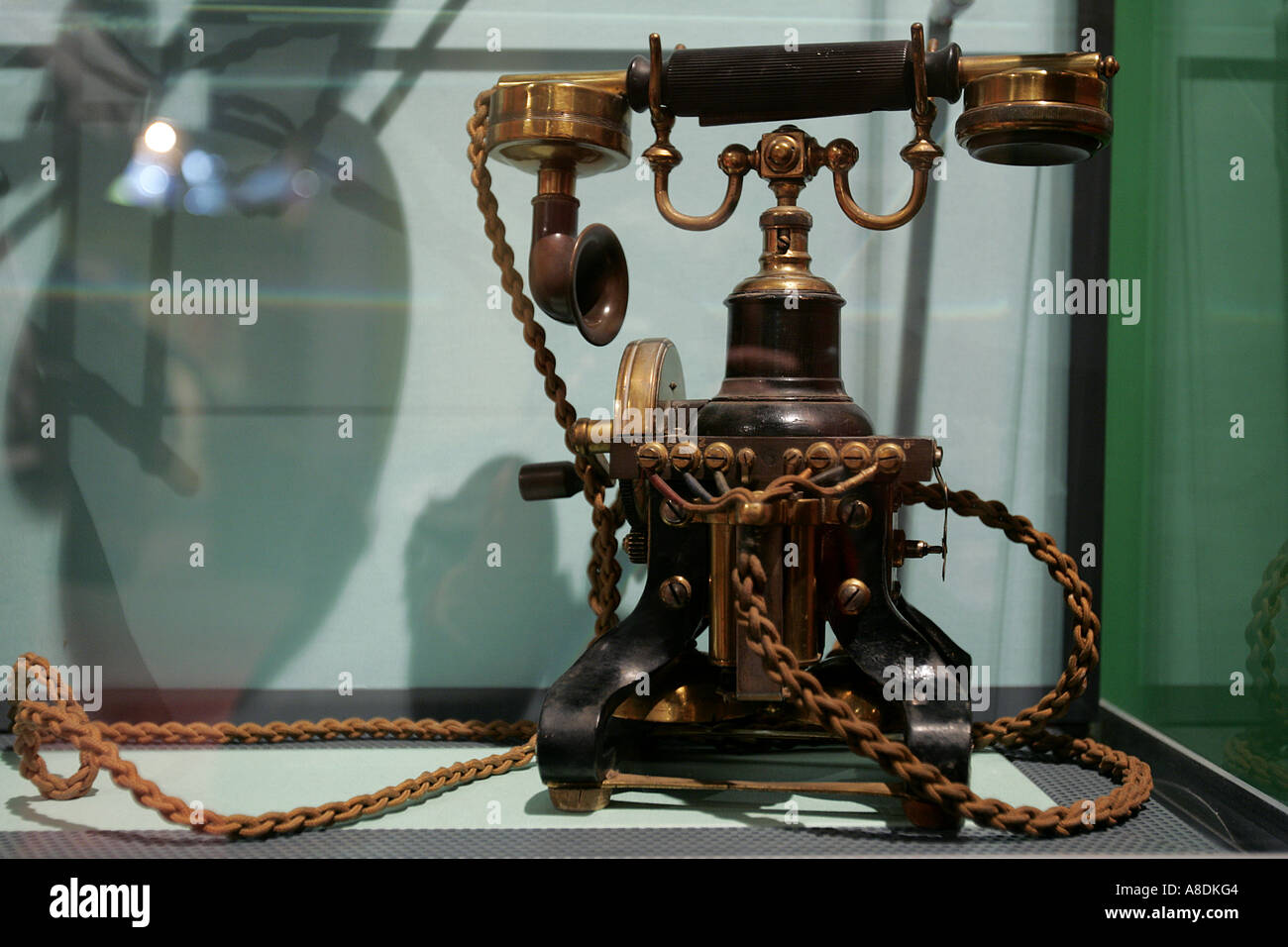 Antique telephone hand corporate receiver answering symbols business ...