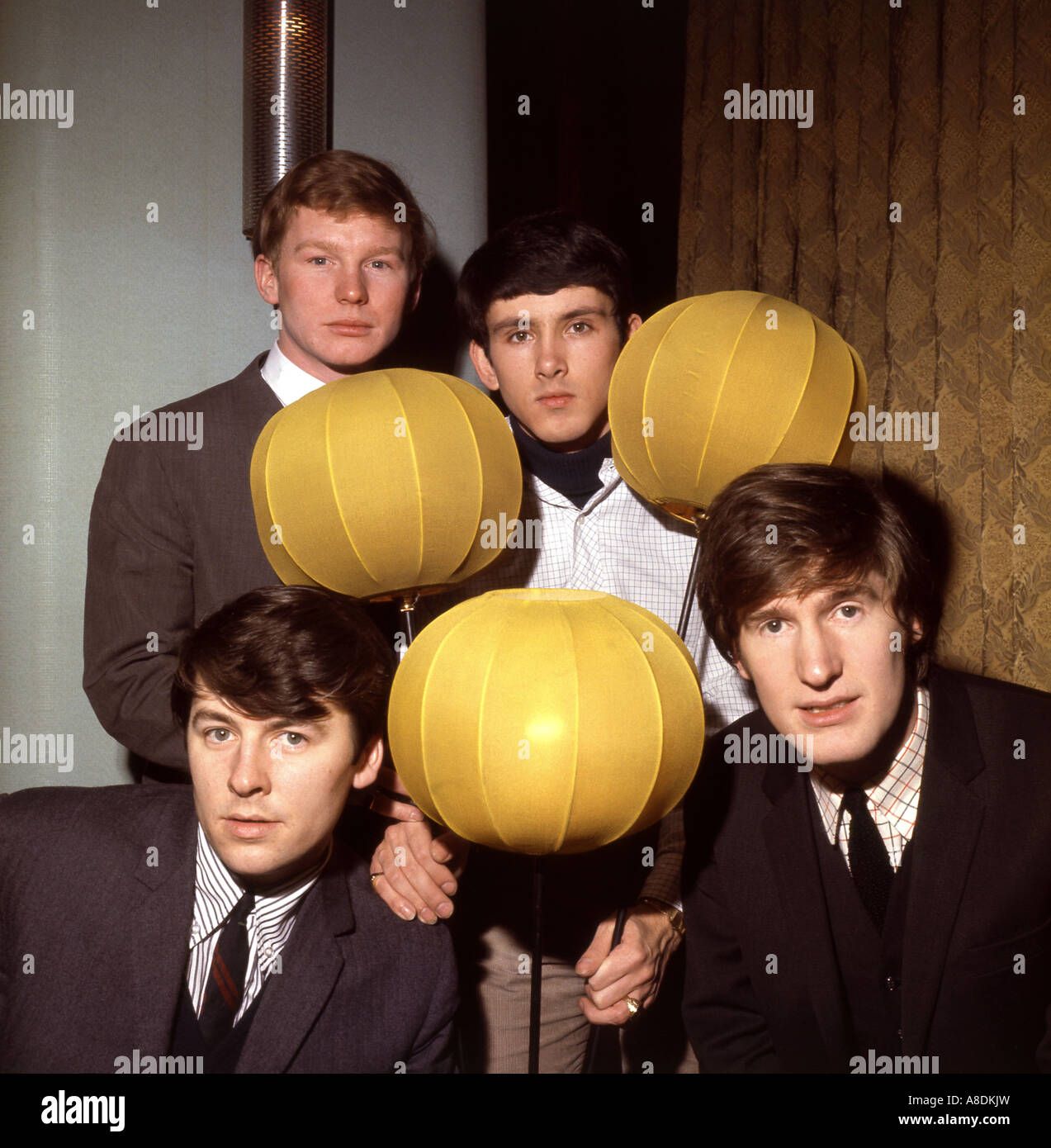 SEARCHERS - UK pop group in 1965 clockwise from top left John McNally ...