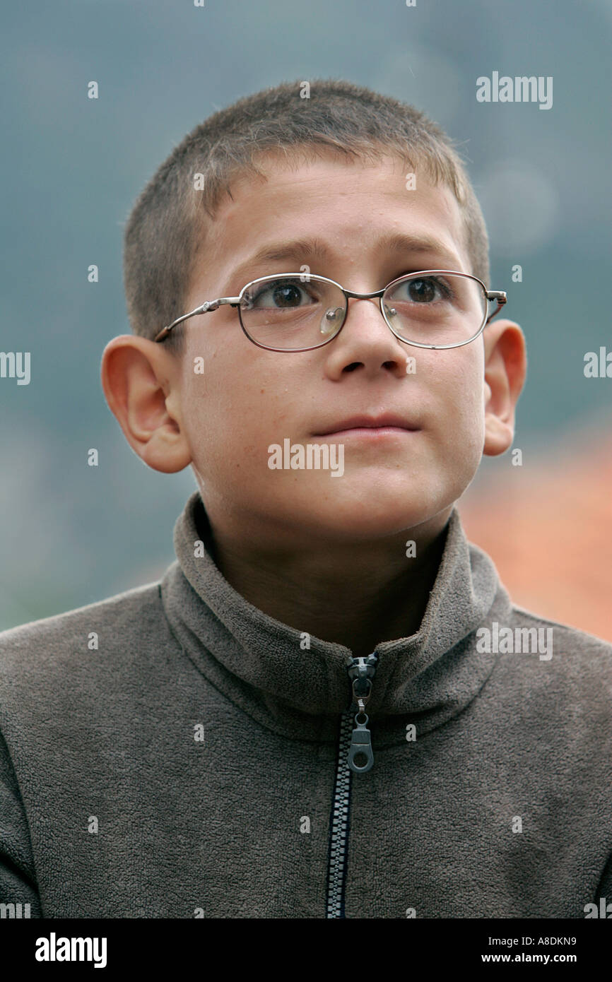 Young boy children rural portrait kid childhood human child Republic ...