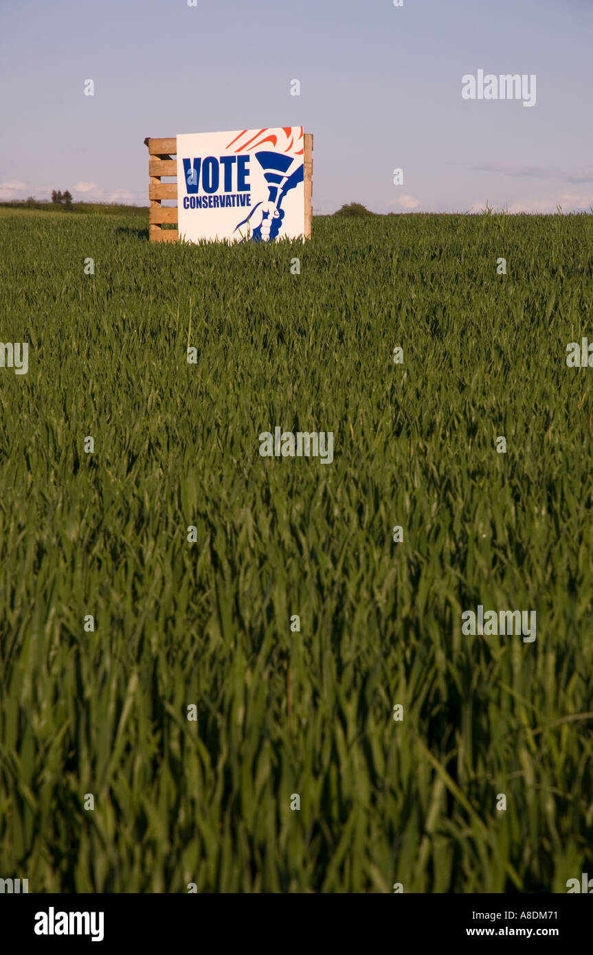 General election poster for the Conservative party Stock Photo - Alamy