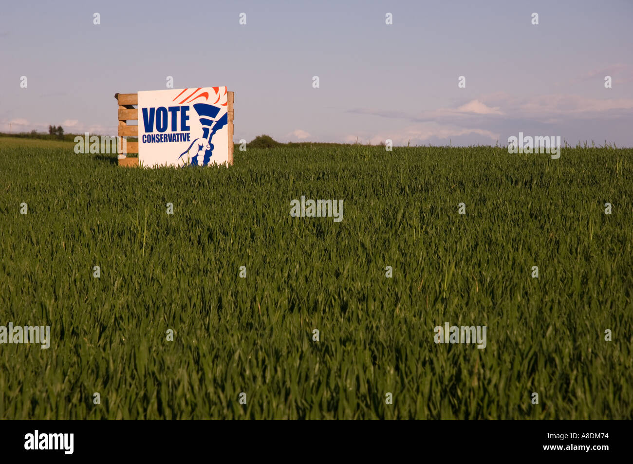 General election poster for the Conservative party Stock Photo - Alamy