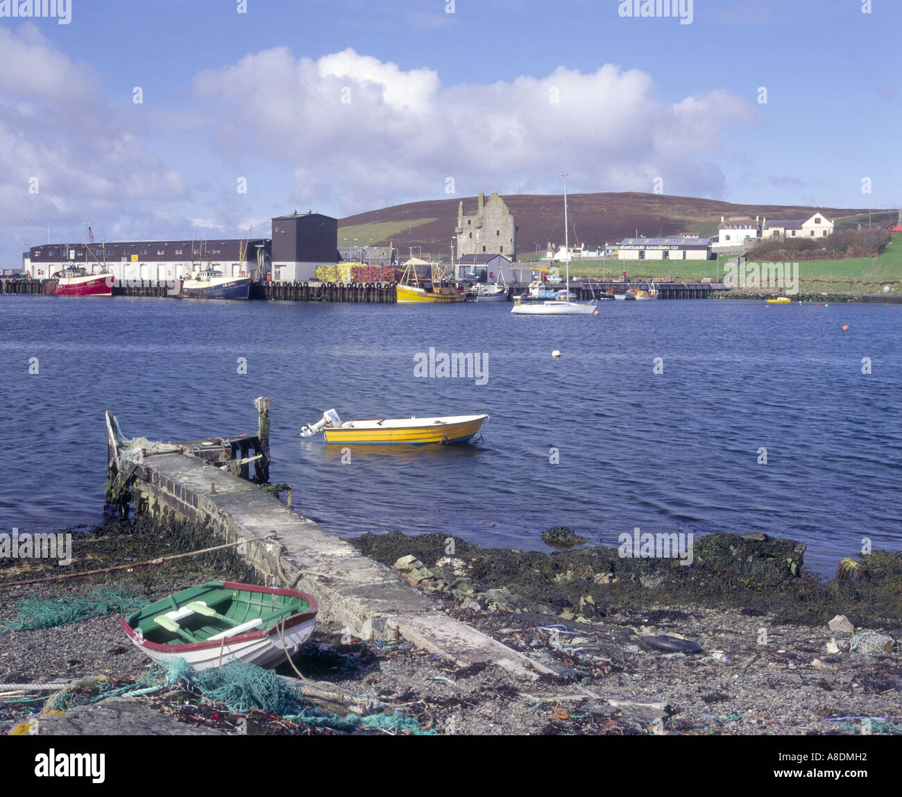 Scalloway Shetland Isles Stock Photo - Alamy