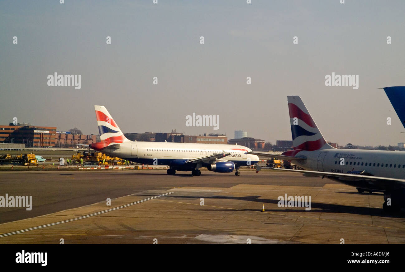 British Airways planes at Heathrow Stock Photo - Alamy