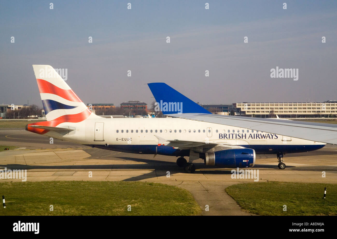 British Airways plane at Heathrow Stock Photo - Alamy
