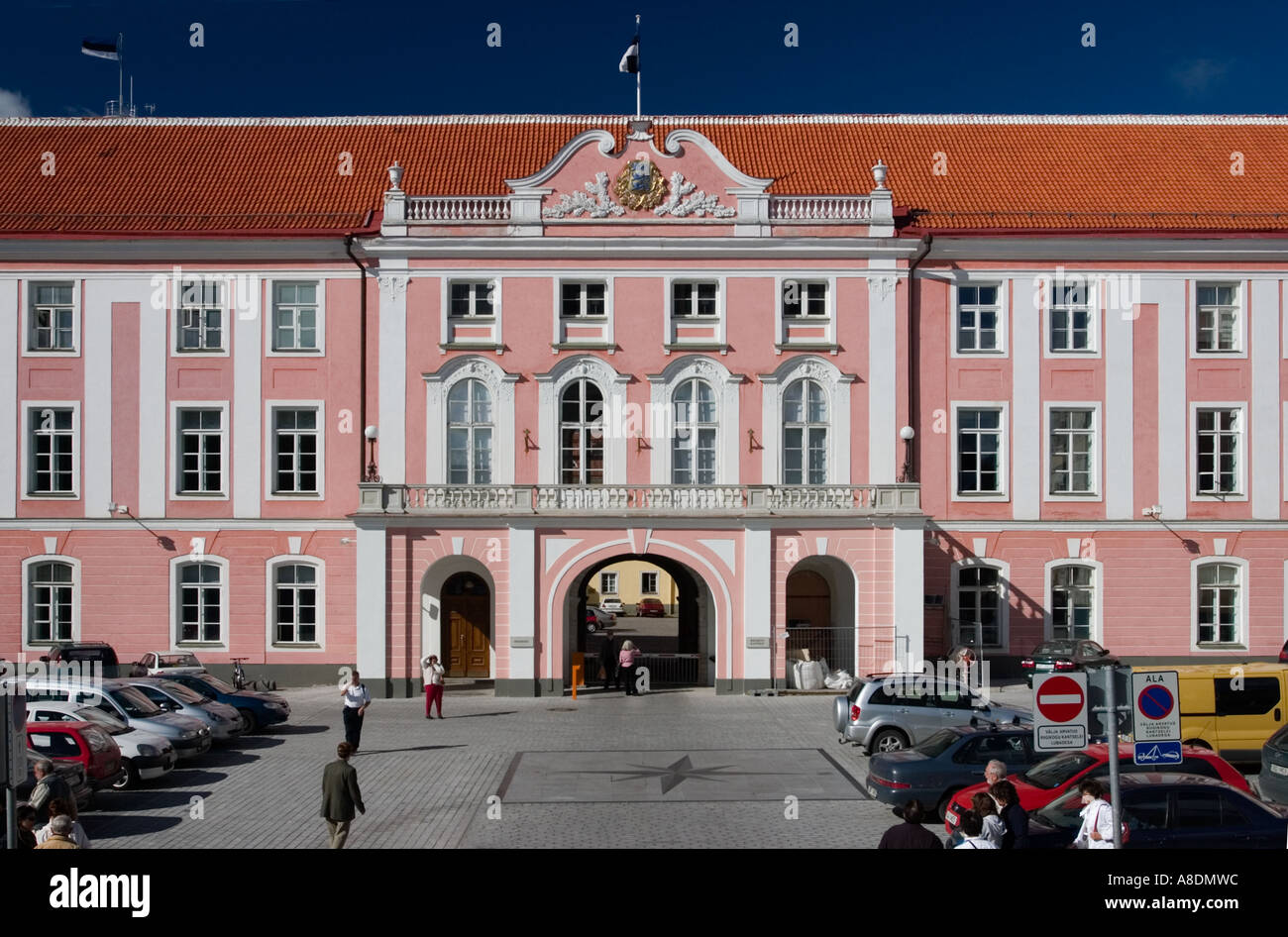 Front of Toompea Palace Toompea Hill Tallinn Estonia Stock Photo - Alamy