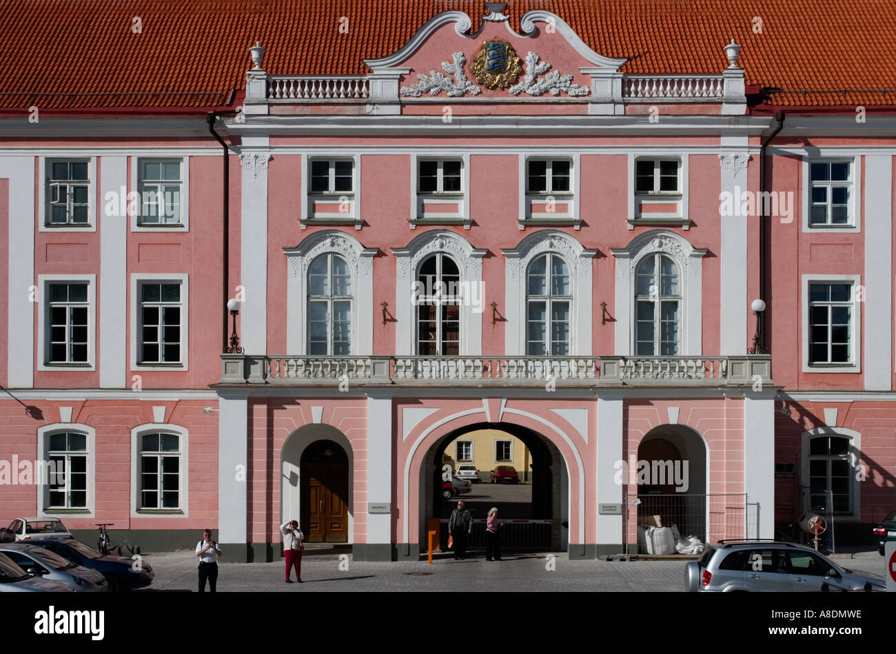 Front of Toompea Palace Toompea Hill Tallinn Estonia Stock Photo - Alamy