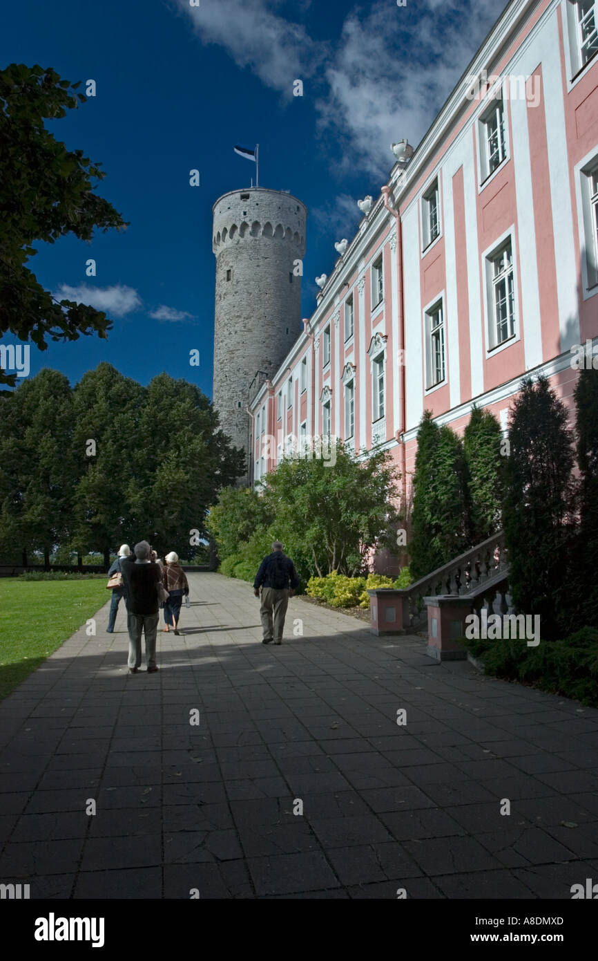Tall Hermann Tower Toompea Palace Toompea Hill Tallinn Estonia Stock ...