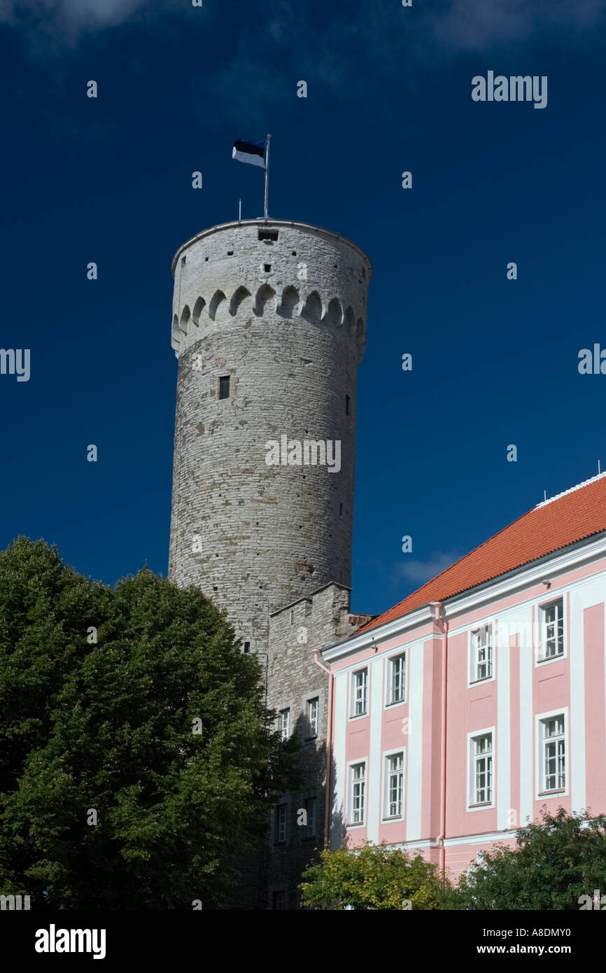 Tall Hermann Tower Toompea Palace Toompea Hill Tallinn Estonia Stock ...
