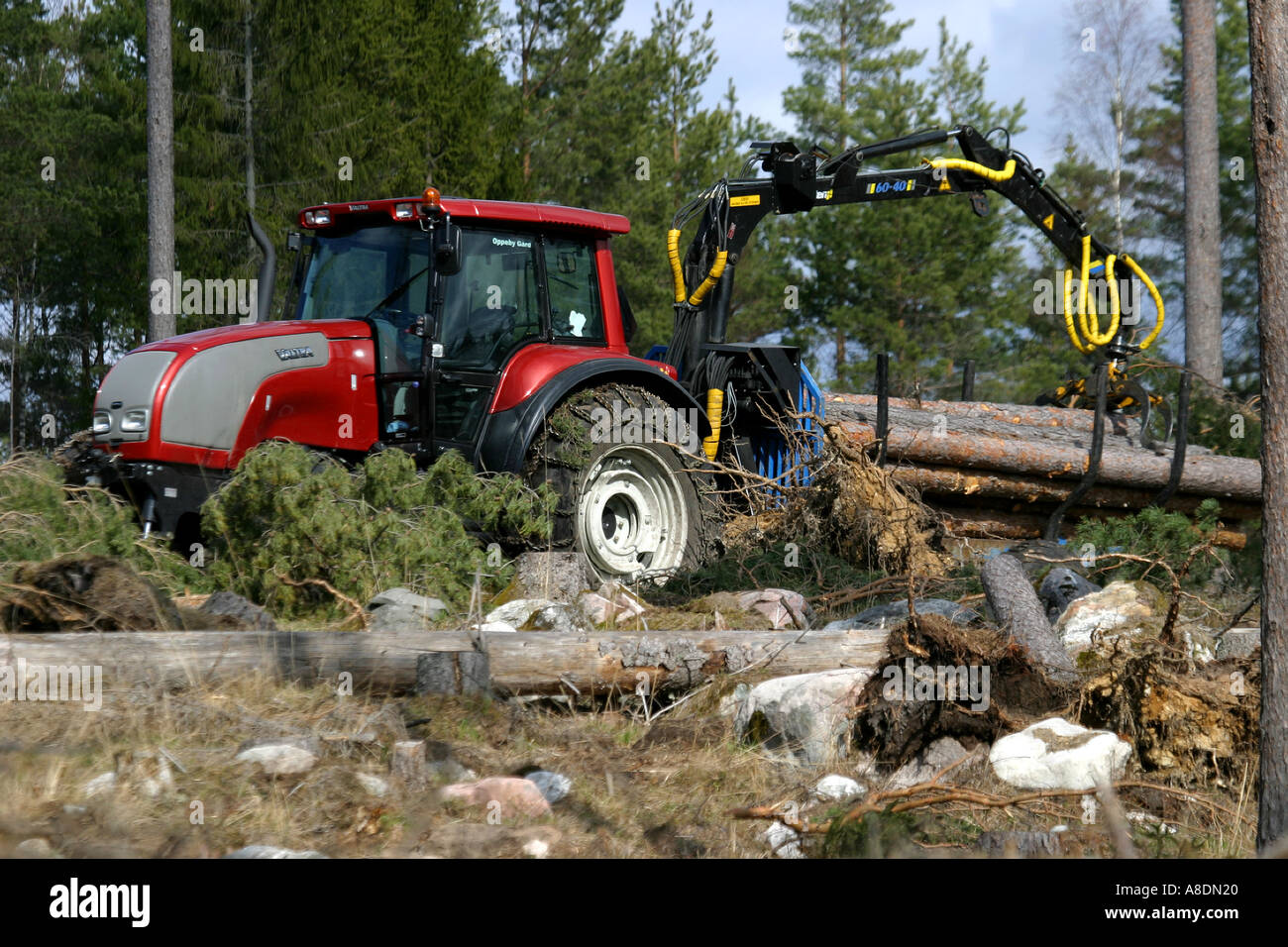Forestry tractor hi-res stock photography and images - Alamy