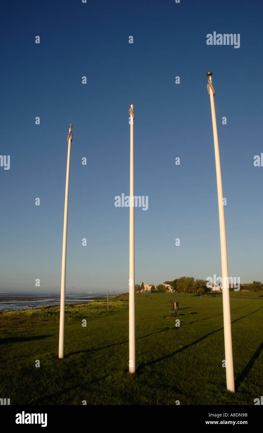 Empty flagpoles hi-res stock photography and images - Alamy