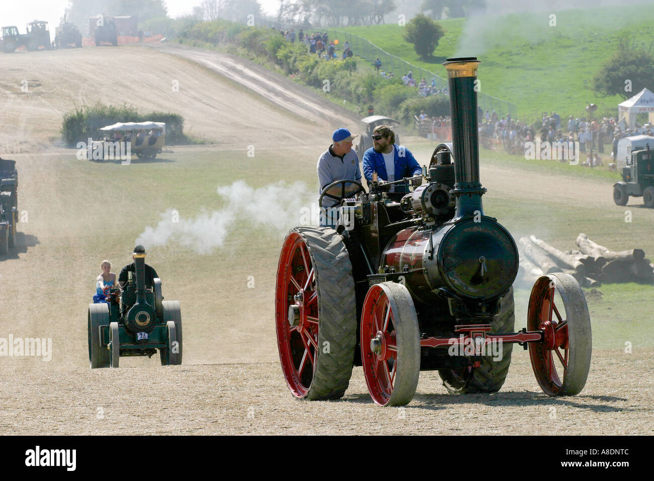 The Eynsham Hall traction engine at the Great Dorset Steam Fair ...