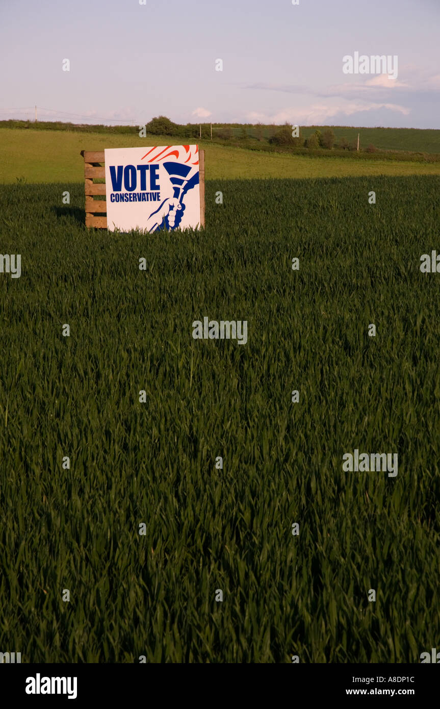 General election poster for the Conservative party Stock Photo - Alamy