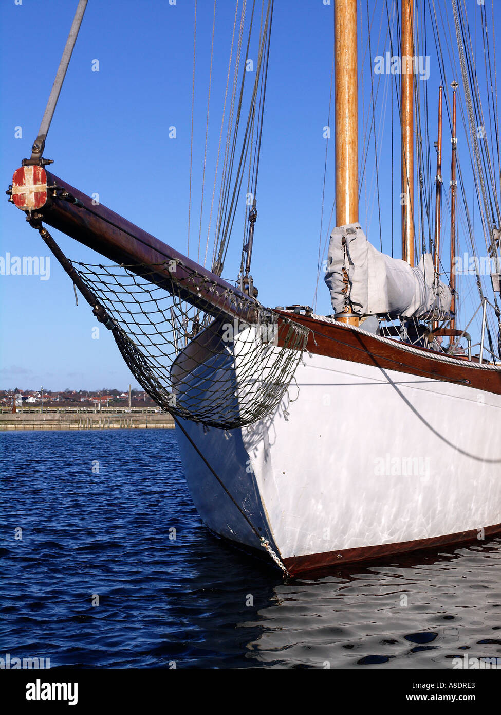 Denmark Jutland Classic sailing yacht in danish waters Stock Photo - Alamy