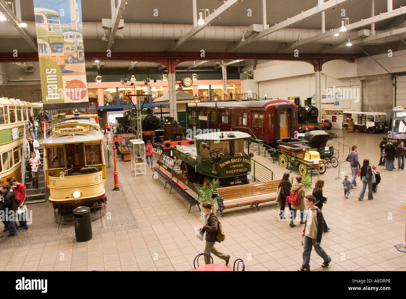 the Museum of Transport Glasgow Scotland Stock Photo - Alamy