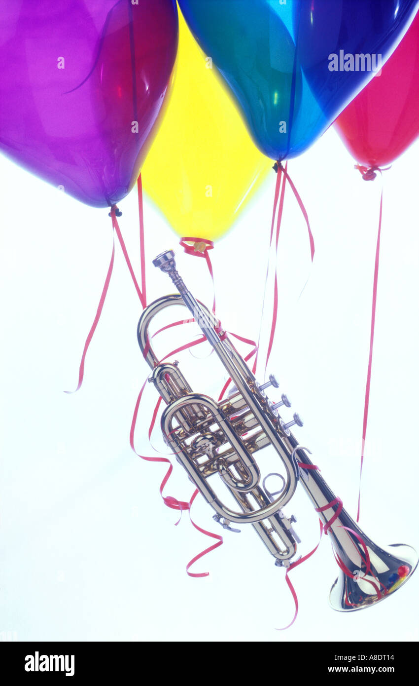 Musical instruments balloons hi-res stock photography and images - Alamy