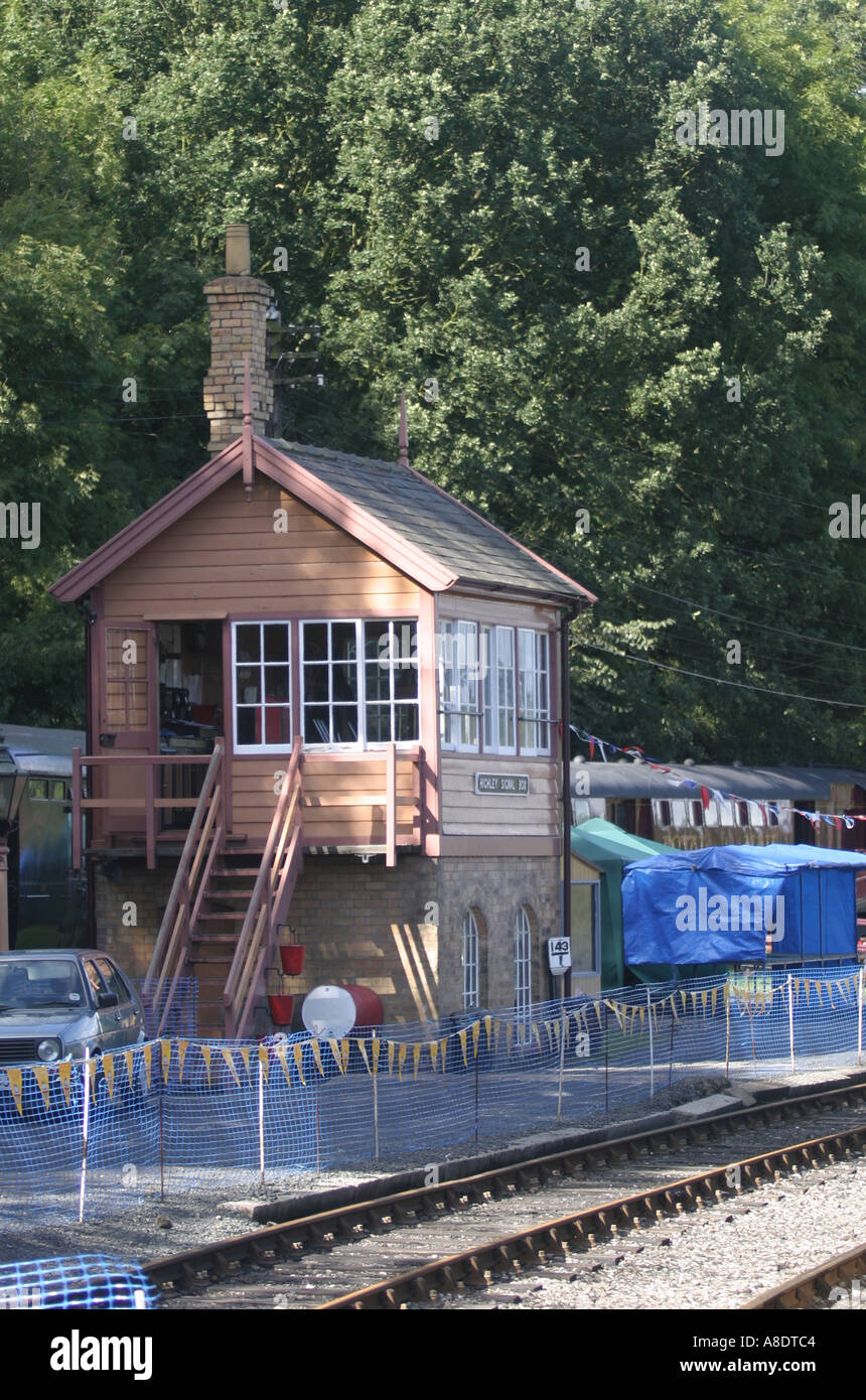 Severn Valley Railway Highley Signal Box Stock Photo - Alamy