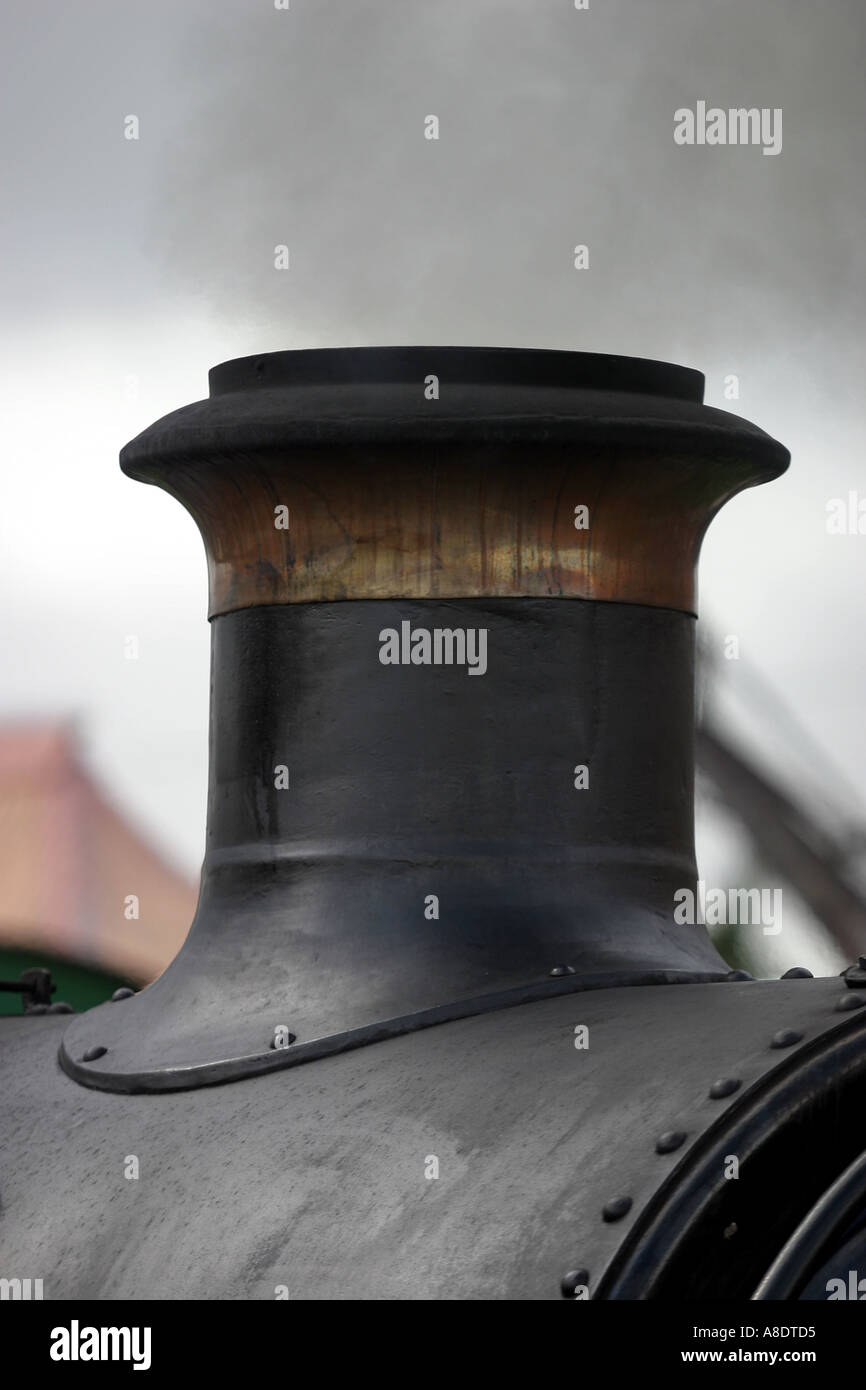 Severn Valley Railway Steam train funnel Stock Photo - Alamy