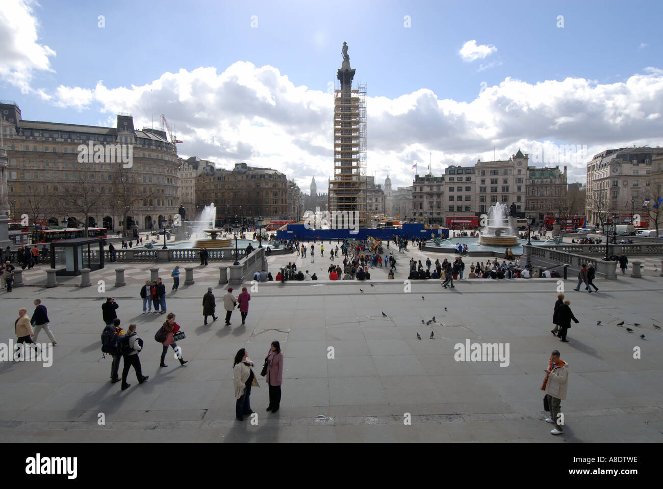 Nelson column cleaning hi-res stock photography and images - Alamy