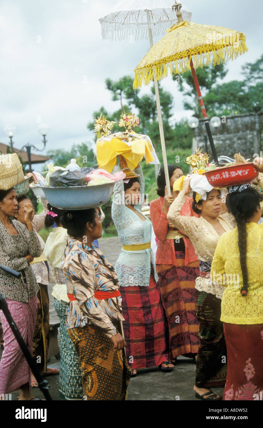 Bali Temple Procession Indonesia Stock Photo - Alamy