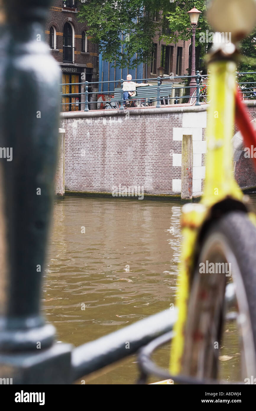 Man on traditional dutch bicycle hi-res stock photography and images ...