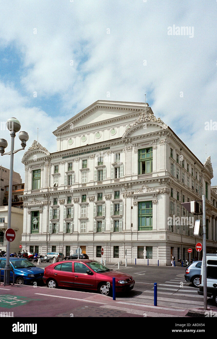 Nice Cote dAzur France - The Opera house of Nice on the Promenade des ...
