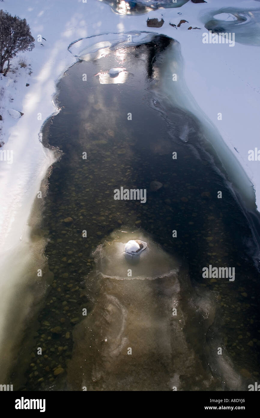 ice on river Stock Photo - Alamy