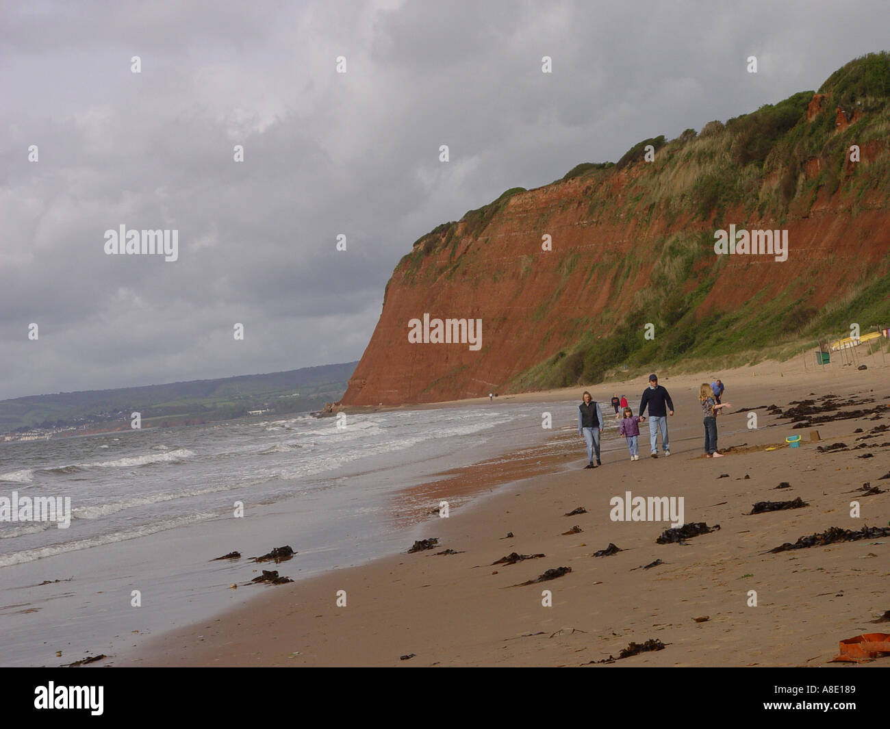 Sandy bay beach exmouth devon hi-res stock photography and images - Alamy