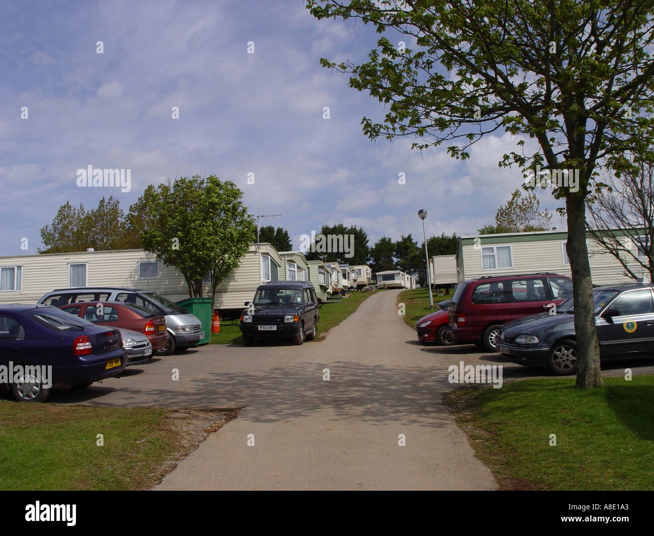 Devon Cliffs Sandy Bay caravan park Exmouth England GB UK 2003 Stock ...