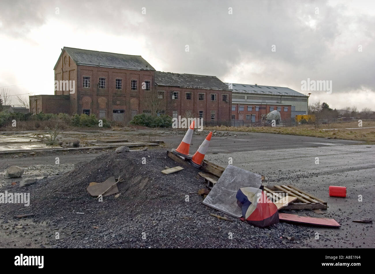 The former Ivor Ironworks building near Dowlais Top, Merthyr Tydfil ...