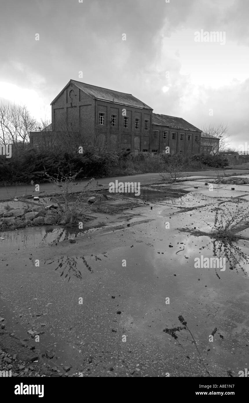The old Ivor Iron Works Area building at Dowlais Top in Merthyr Tydfil ...