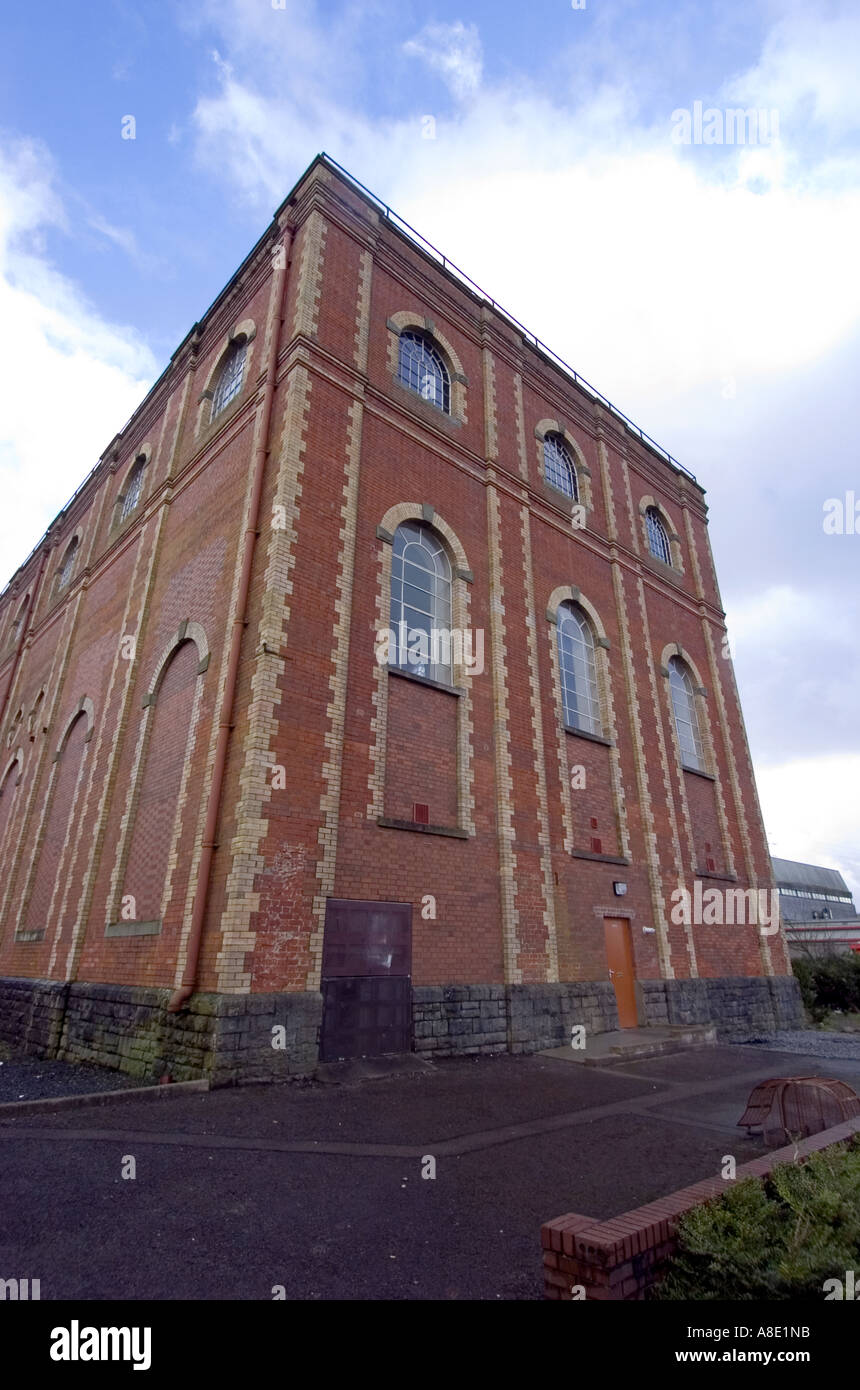 The old Blast Engine House building of the former Dowlais Ironworks in ...