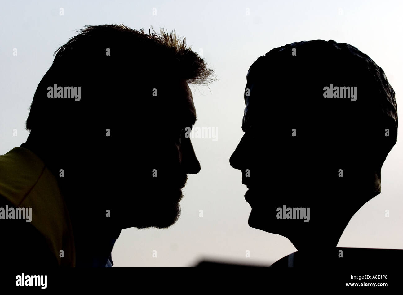 Phil Cope Director of the Gentle Giant Trust with bronze bust of the ...