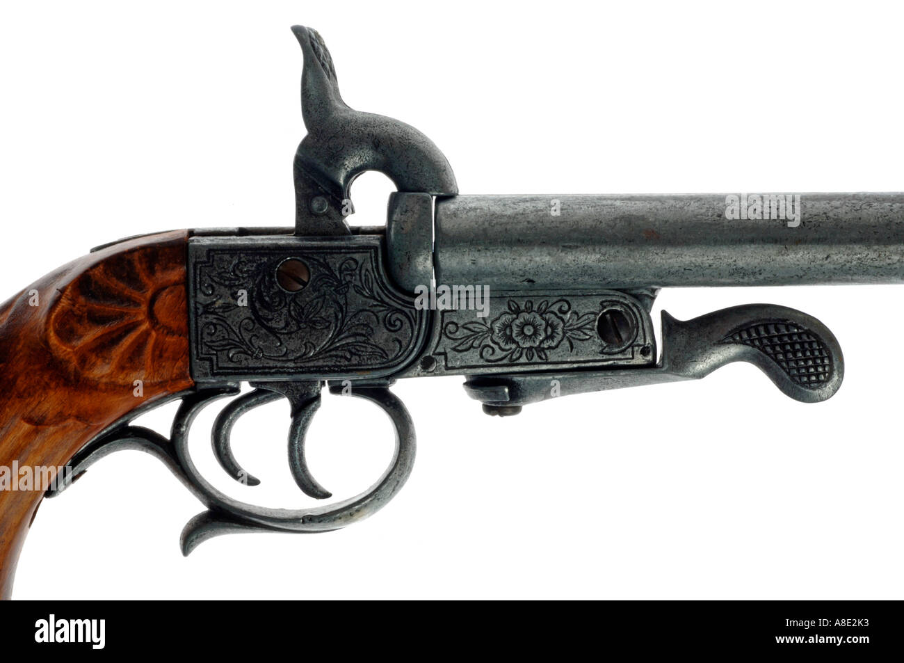 Antique pistol gun Stock Photo - Alamy