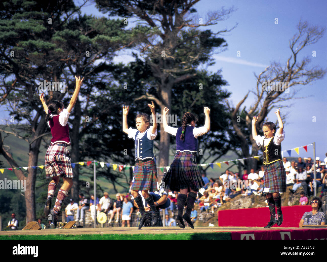Highland Dancing Isle of Skye Scotland UK Stock Photo - Alamy
