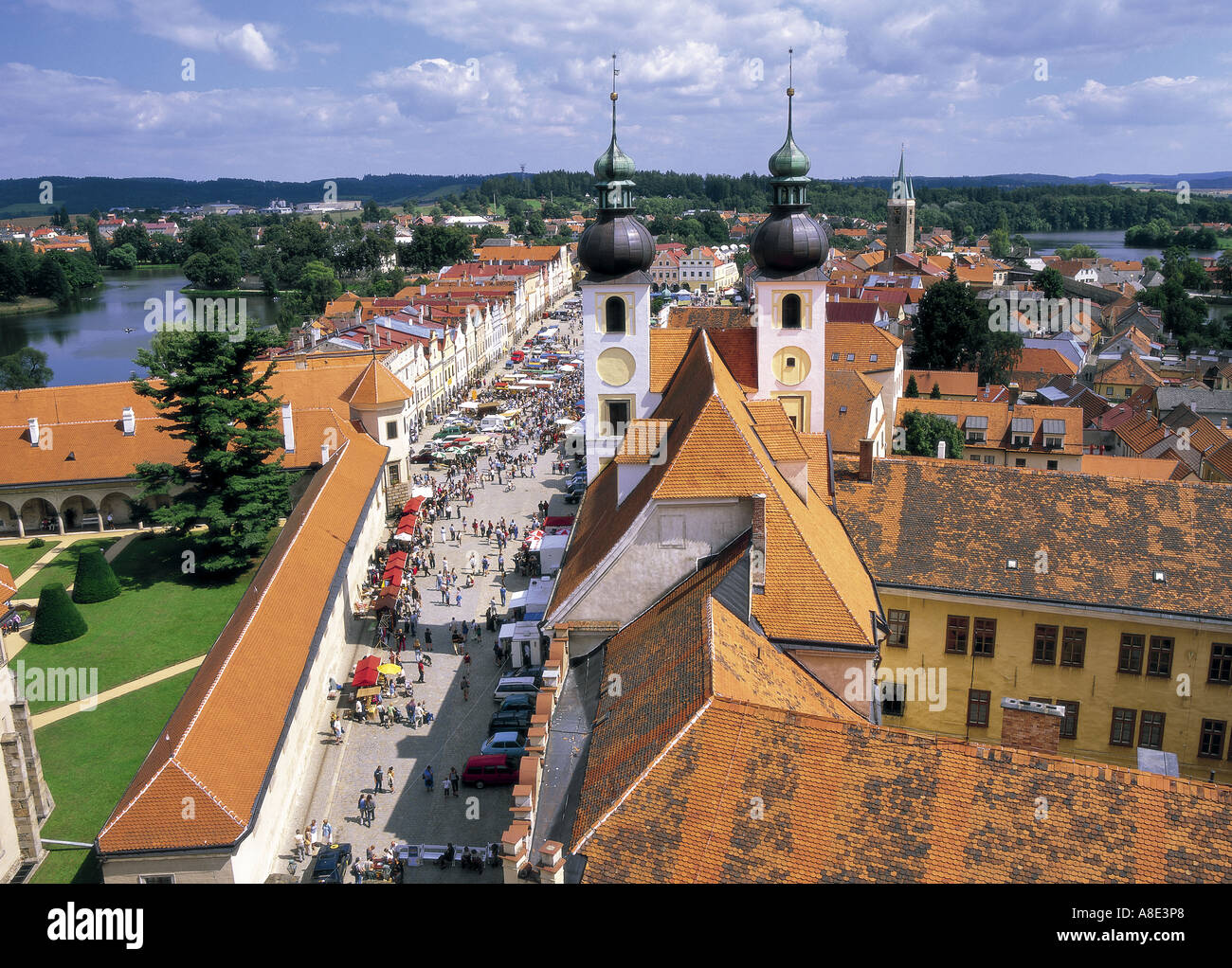 Telc, Czech Republic Stock Photo - Alamy