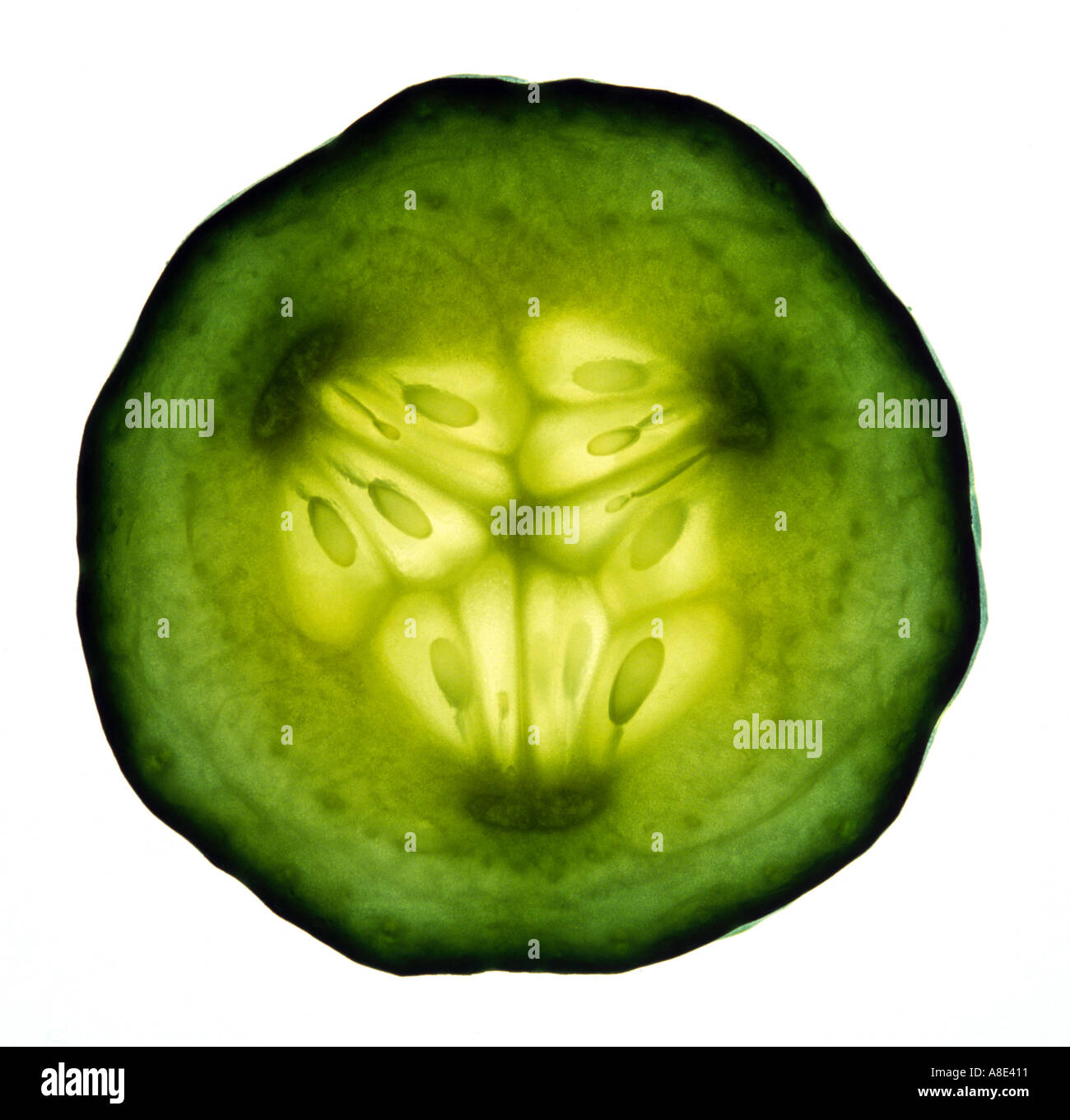 Cucumber eyes Cut Out Stock Images & Pictures - Alamy