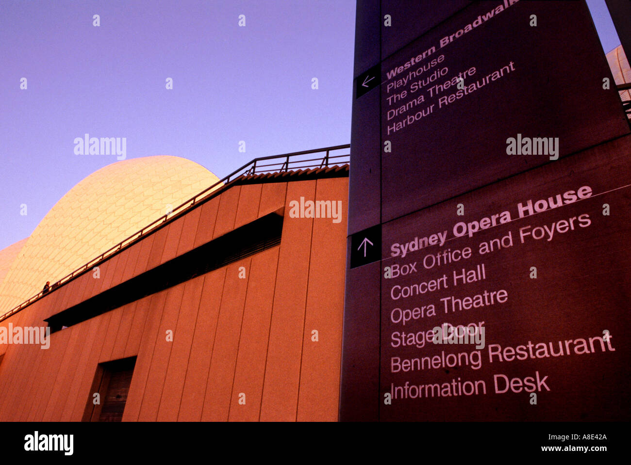 Sydney Opera House Directions Stock Photo - Alamy