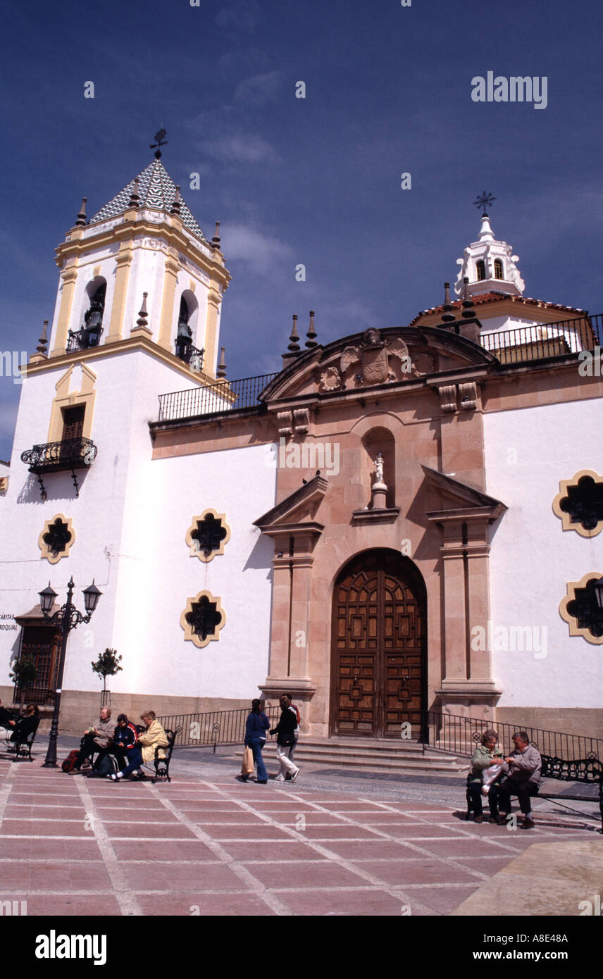 Church in Plaza de Socorro Ronda Spain Espana Stock Photo - Alamy