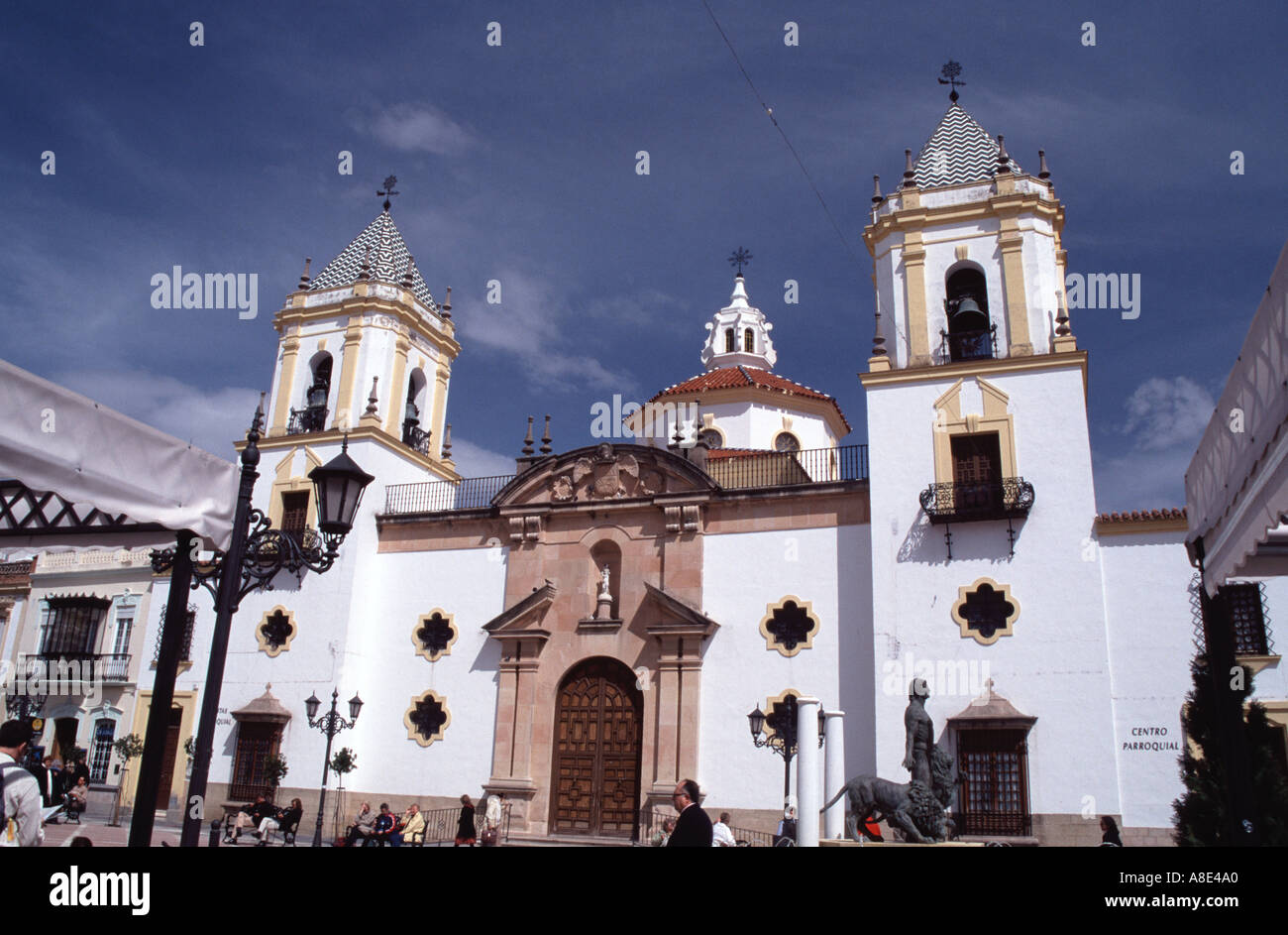 Church in Plaza de Socorro Ronda Spain Espana Stock Photo - Alamy