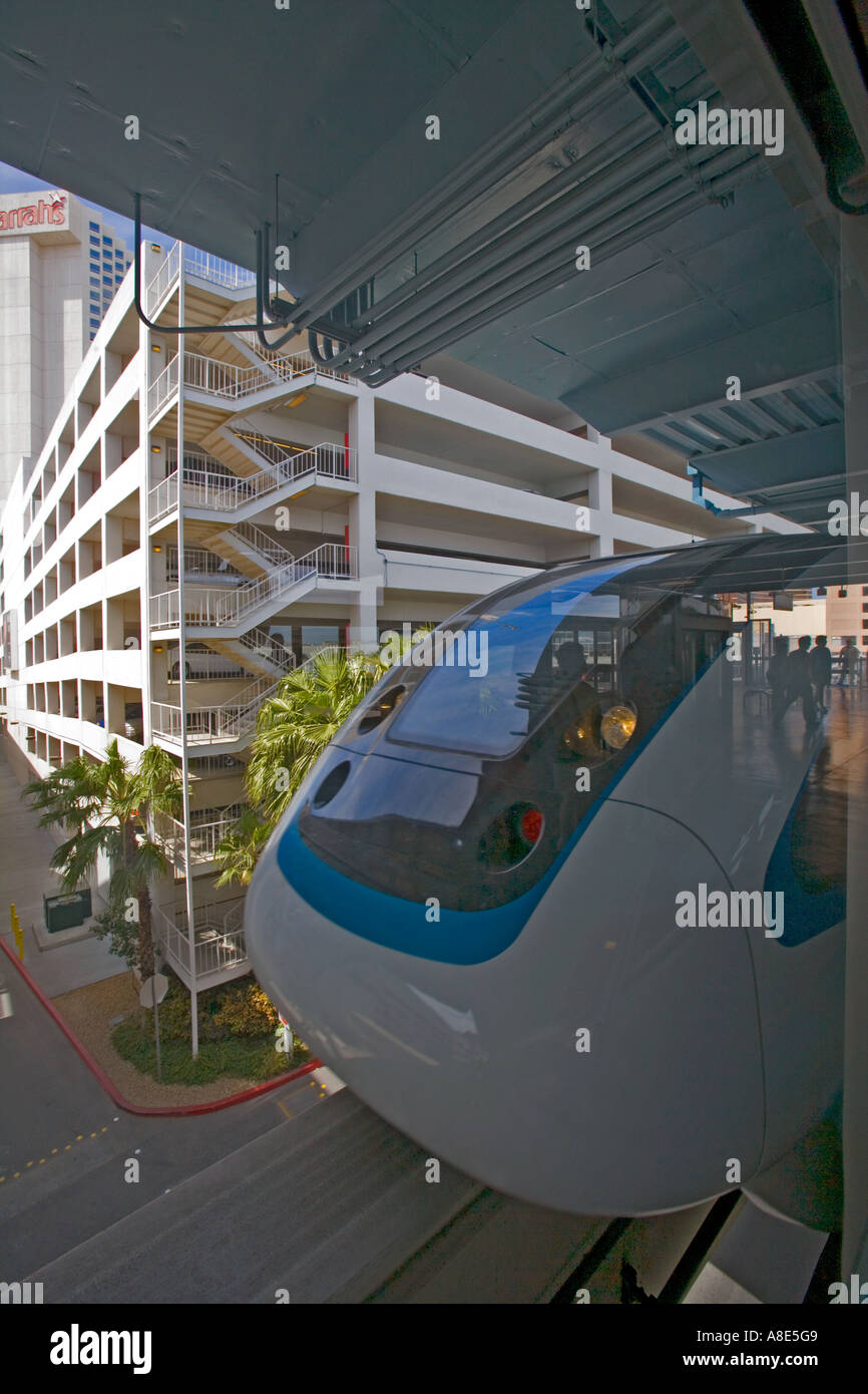 Monorail Service - "Las Vegas", "Nevada" USA Stock Photo - Alamy