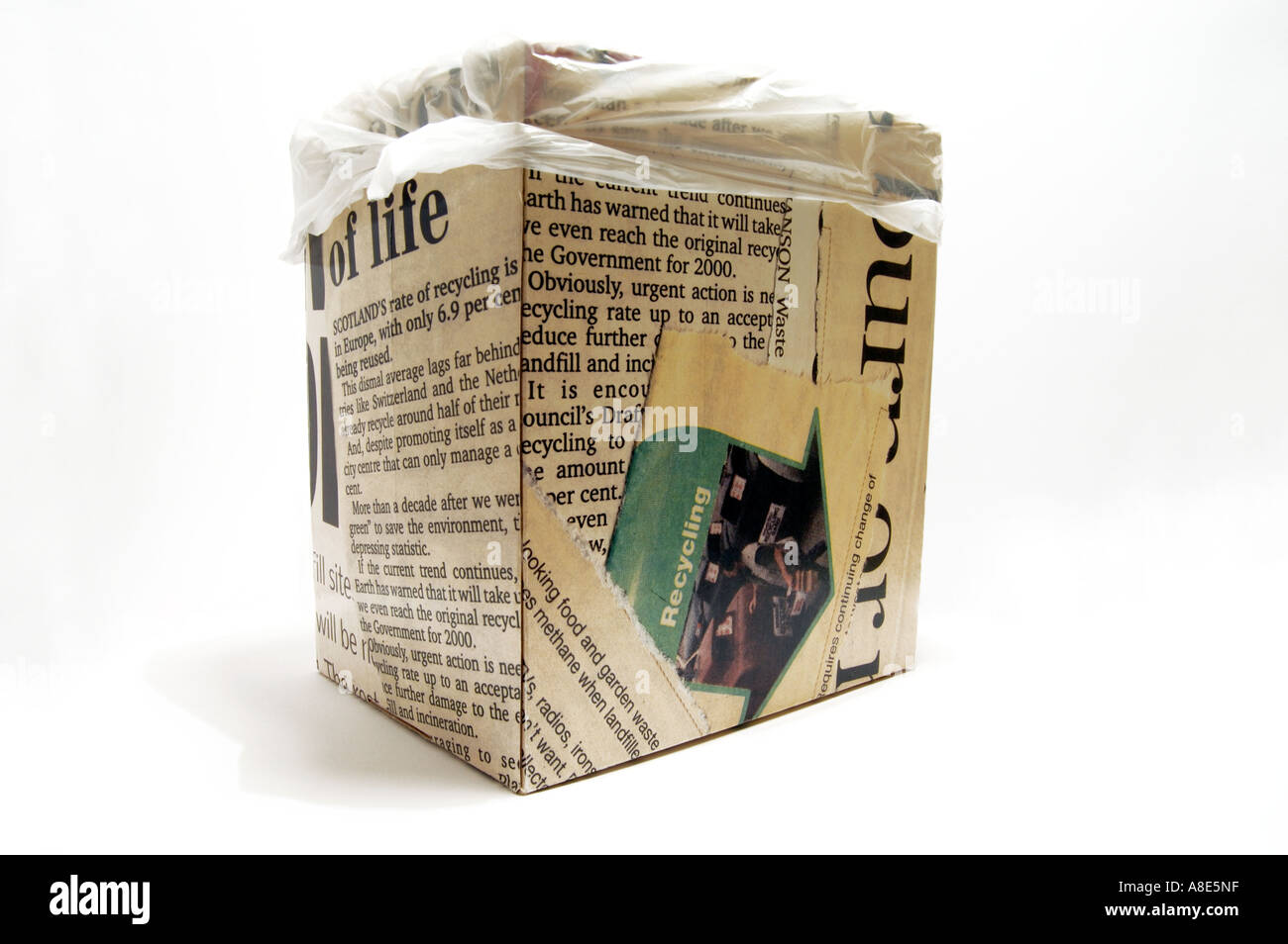 Waste bin made from recycled hi-res stock photography and images - Alamy