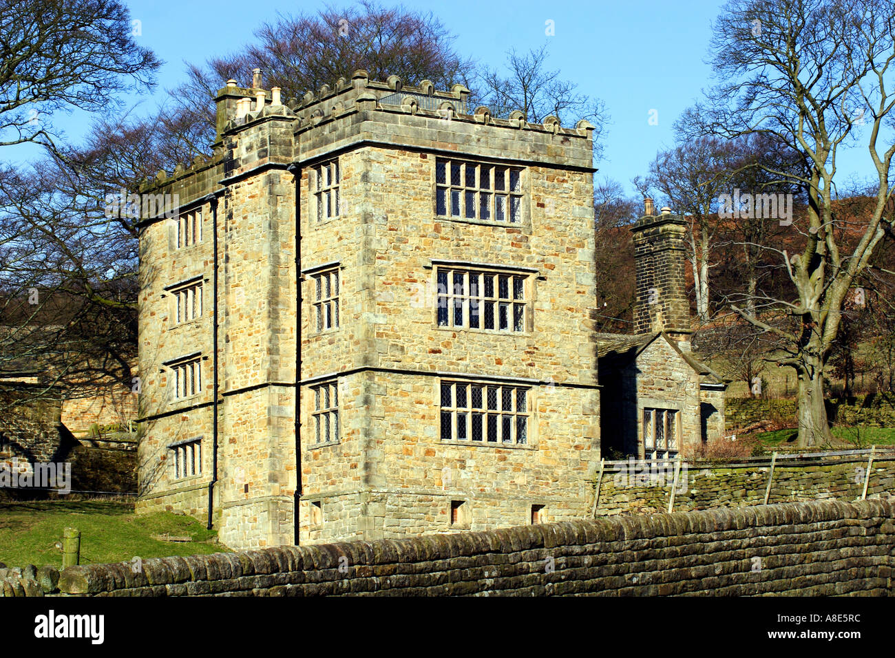 North Lees Hall, nr Hathersage, Peak District, believed to be the ...