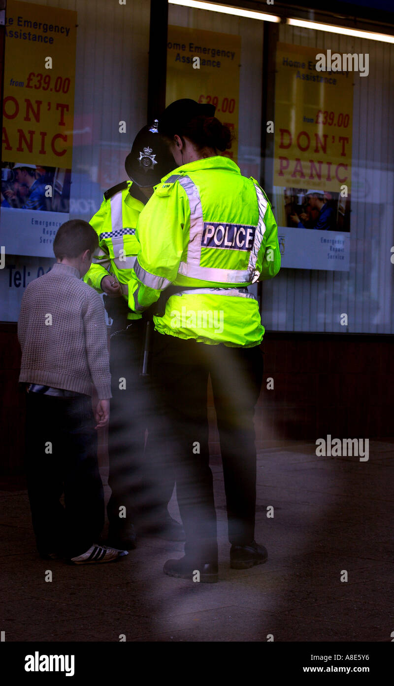 Child and police caution hi-res stock photography and images - Alamy
