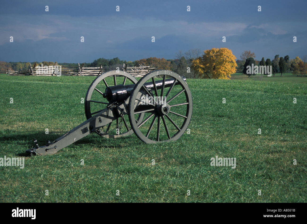 Battlefield site of Manassas, Virginia, where the First Battle of Bull ...