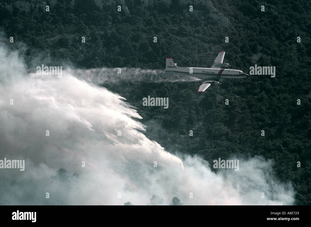 Wildfires aerials views france hi-res stock photography and images - Alamy