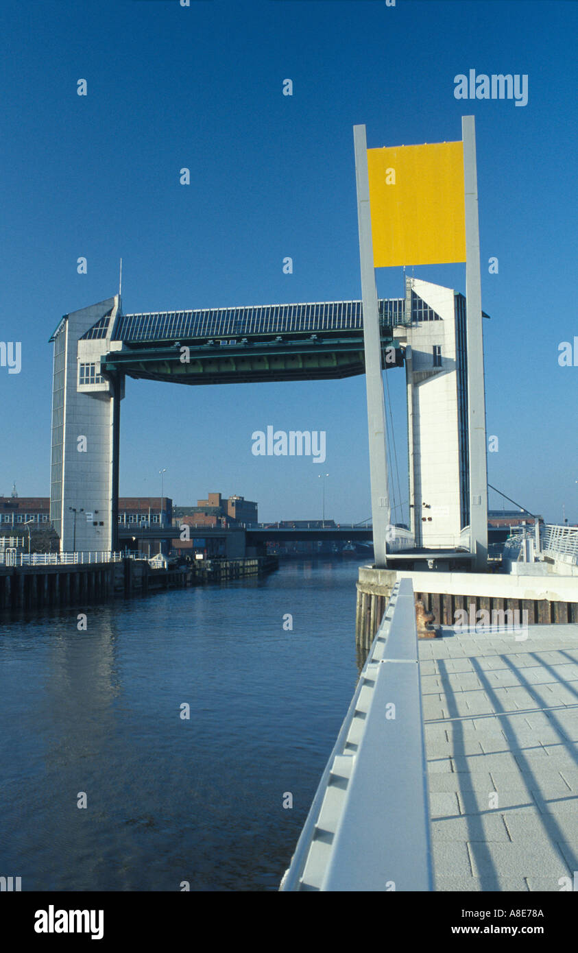 The Tidal Barrier in Hull, England Stock Photo - Alamy
